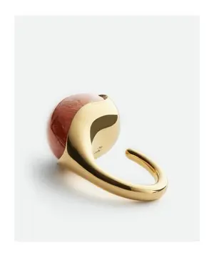 Bottega Veneta Large Drop Marble Ring
