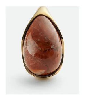 Bottega Veneta Large Drop Marble Ring