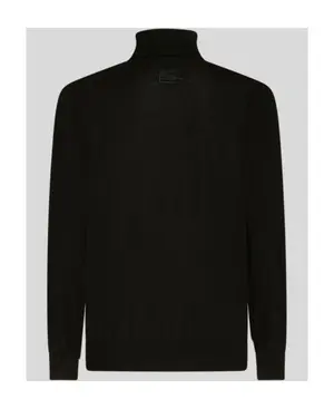 Etro High Neck Jumper With Logo On Rear