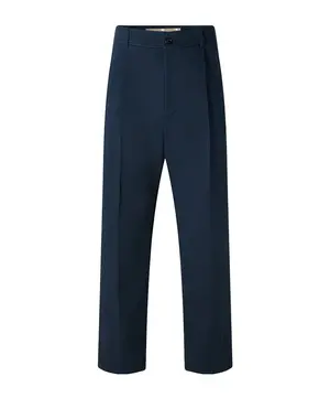 Valentino Garavani Wide-leg Tailored Trousers - Navy