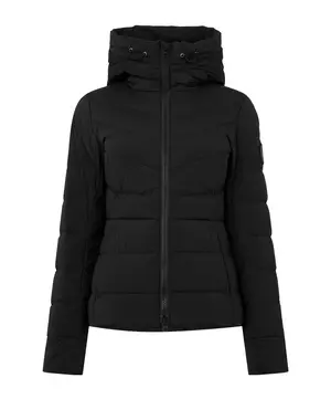Canada Goose Short Hooded Puffer Jacket - Black