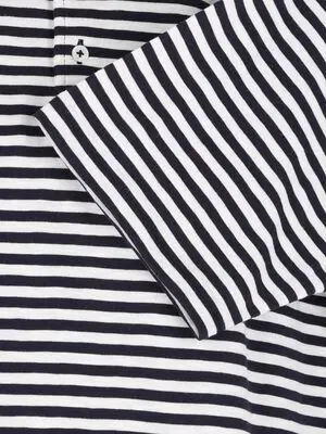 Closed Striped Short-sleeve Polo Shirt