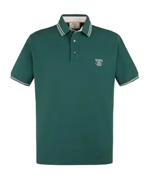 TOD'S Short-sleeved Polo Shirt - Green