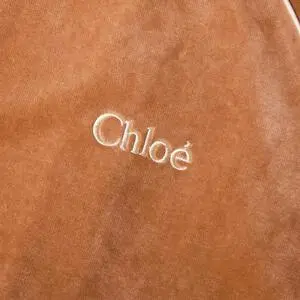 Chloé Velour Zip-up Track Jacket