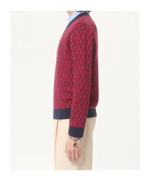 Valentino Garavani V-neck All-over Patterned Jumper