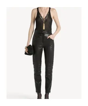 Balmain Knit Vest Top With Lace