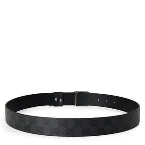 Gucci Gg Monogram Coated Canvas Belt
