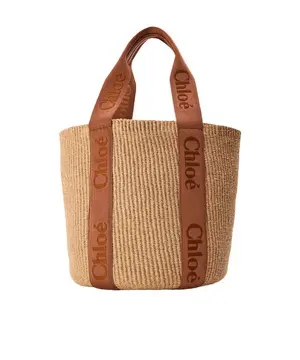 Chloé Woody Basket Bag - Brown