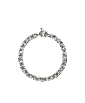 Burberry Charm Chain Bracelet - Silver