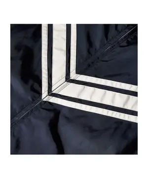 Valentino Garavani Hooded Windproof Windbreaker Jacket With Sporty Stripes