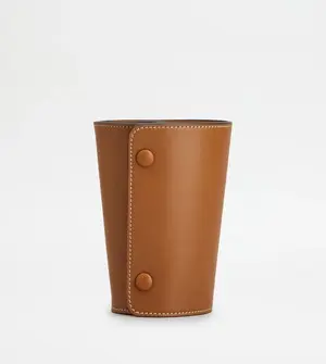 TOD'S Glass Holder In Leather