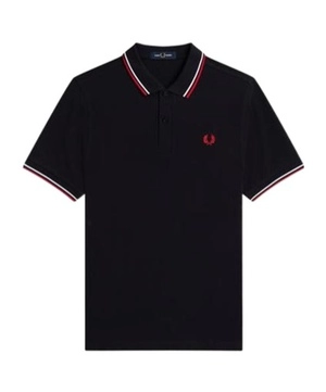 Fred Perry Short Sleeve Twin Tipped Polo Shirt