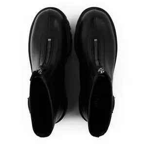 Prada Solid Color Ankle Boots