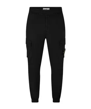 Stone Island Waist Cargo Jogger Pants - Black