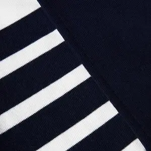 Thom Browne Body With Black Sleeves Crewneck Tee - White