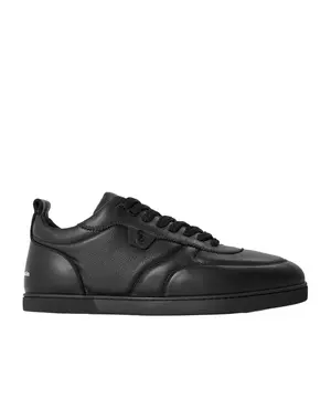 CHRISTIAN LOUBOUTIN Solid Color Low Top Trainers - Black