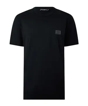 Dolce & Gabbana Solid Color T-shirt - Black