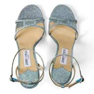 JIMMY CHOO Strappy Stiletto Sandals - Blue