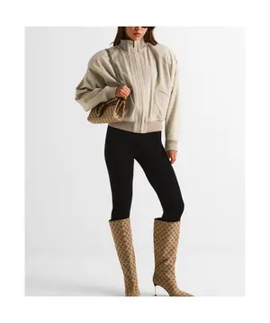 Gucci Cotton Zip-up Jacket - Nude