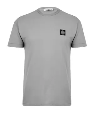 Stone Island Cotton Compass Logo Patch T-shirt - No