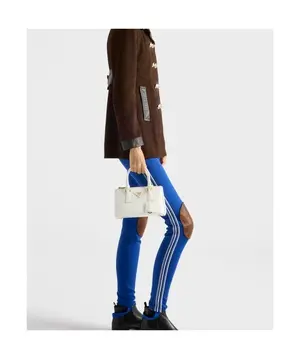 Prada Galleria Patent Saffiano Leather Mini Bag - White
