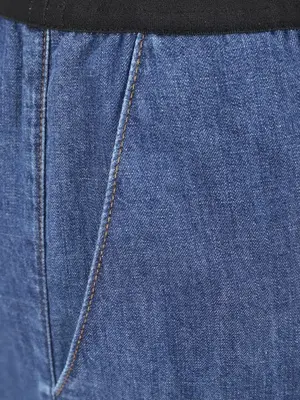 Palm Angels Mid-waisted Wide-leg Jeans