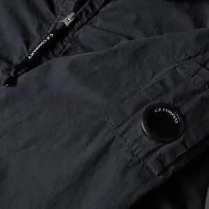 C.P. COMPANY Lightweight Hooded Jacket With Zip Closure