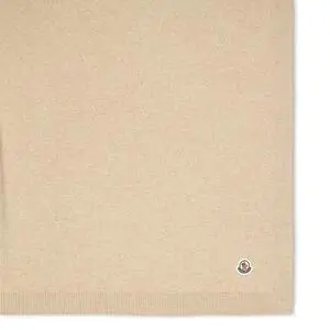 Moncler Logo Blanket - Beige