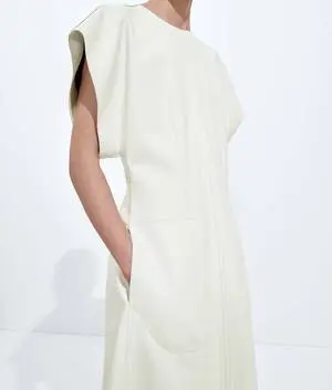 Bottega Veneta Bonded Leather Dress