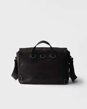 Prada Leather Messenger Bag
