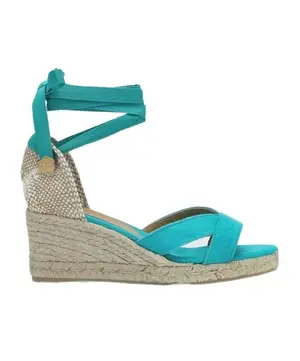 CastaÑer Castaner 50mm Wedge Espadrille Sandals Blue