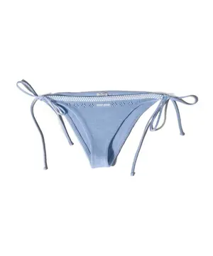 Miu Miu Crochet Trimmed Cotton Panty - Blue