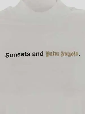 Palm Angels Sunsets-print Jersey T-shirt