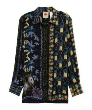 Farm Rio Long Sleeve Printed Shirt