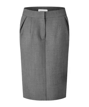 Magda Butrym Fine Check High-waisted Pencil Skirt