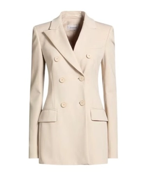 Sportmax Double-breasted Blazer - Nude