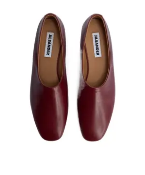 JIL SANDER Ballerina Flats - Red