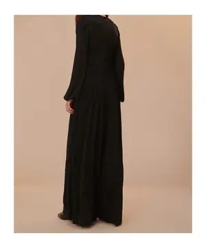 Farm Rio Pleated Keyhole Jumpsuit