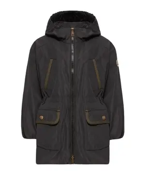 Moncler Thalia Hooded Short Parka - Black
