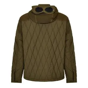 C.P. COMPANY Quilted Zip-up Jacket With Goggles