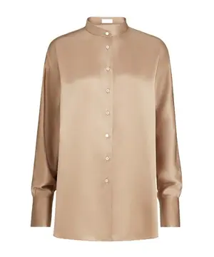 Brunello Cucinelli Monili Satin Shirt