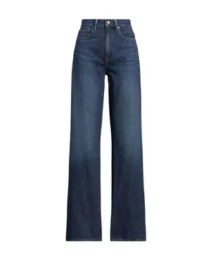 Polo Ralph Lauren Whiskered Effect Wide-leg Jeans