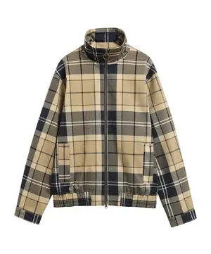Barbour Checked Zip-up Jacket