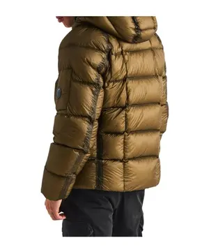 C.P. COMPANY Quilted Hooded Down Puffer Jacket