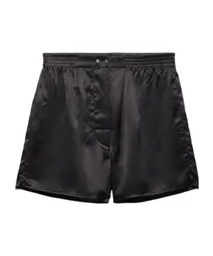 Prada Vintage Look Satin Shorts