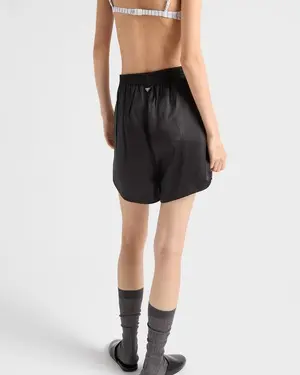 Prada Vintage Look Satin Shorts