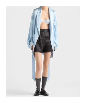 Prada Vintage Look Satin Shorts