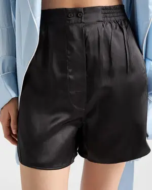 Prada Vintage Look Satin Shorts