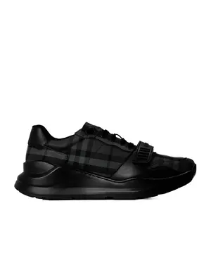 Burberry Classic Check Pattern Lace-up Sneakers
