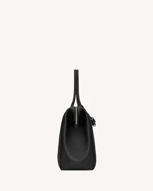 Saint Laurent North/south Doctor Bag In Grained Leather